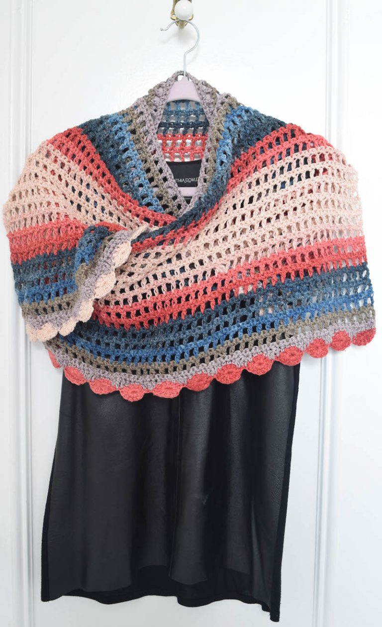 Crochet Pattern: Silk Elegance Shawl - Underground Crafter