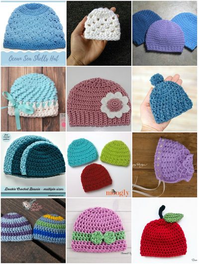 30 Free Crochet and Knitting Patterns for Preemie Hats - Underground ...