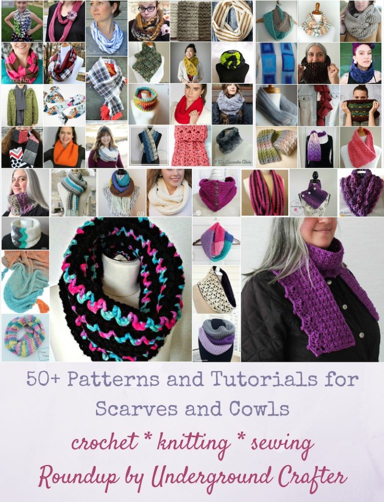 32 Handmade Scarf and Cowl Patterns and Tutorials To Make Great Gifts ...