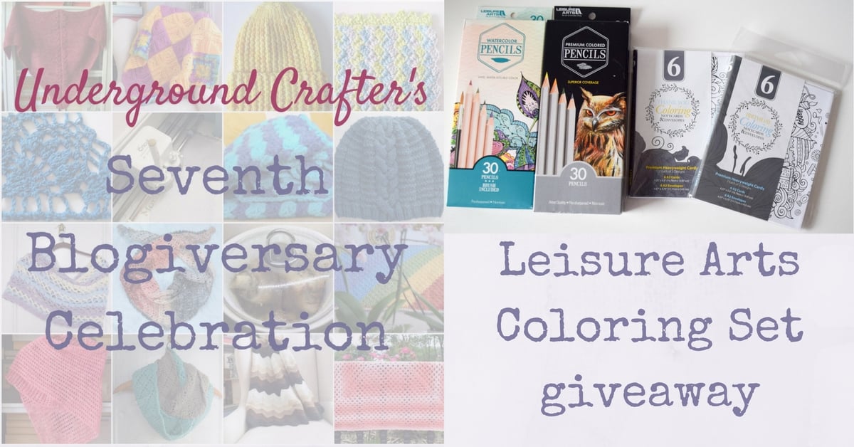 Giveaway: Leisure Arts Coloring Set - Underground Crafter