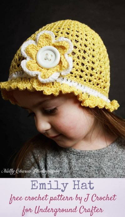 Crochet Pattern: Emily Hat by J Crochet - Underground Crafter