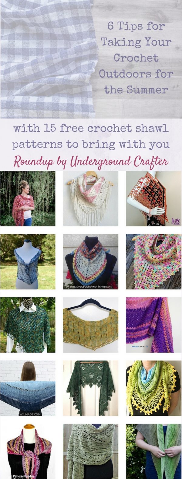 6 Tips for Taking Your Crochet Outdoors for the Summer - Underground ...