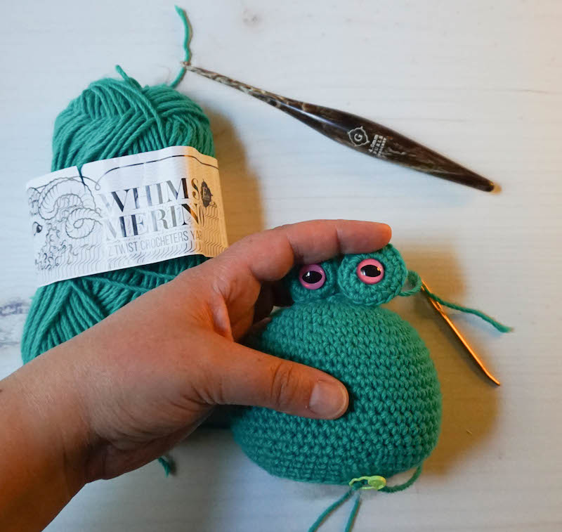 Crochet Frog Pattern: Frazier the Frog - Underground Crafter
