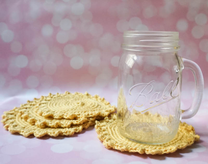 Sunshine Crochet Coasters Pattern - Underground Crafter
