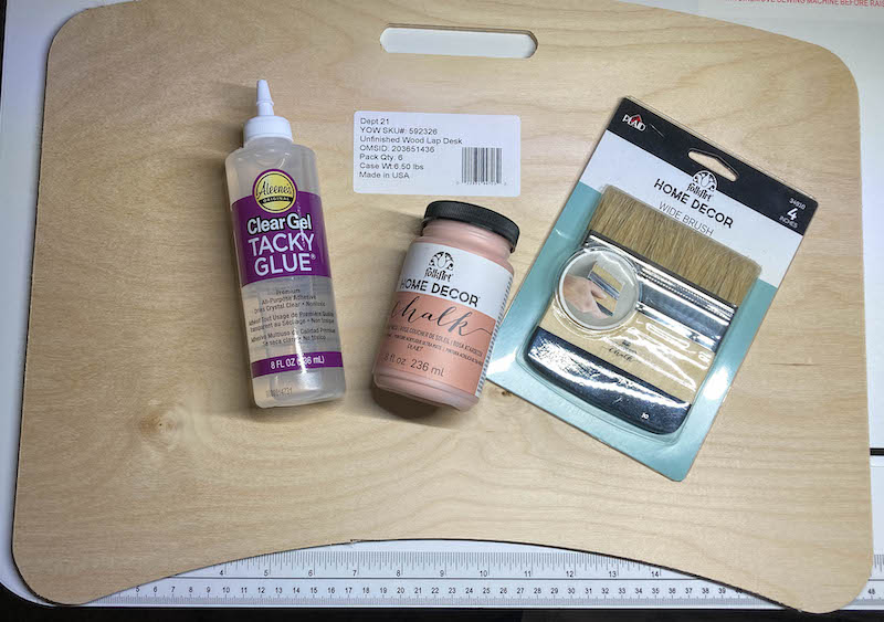 DIY Lap Desk with Crochet Cushion - Underground Crafter
