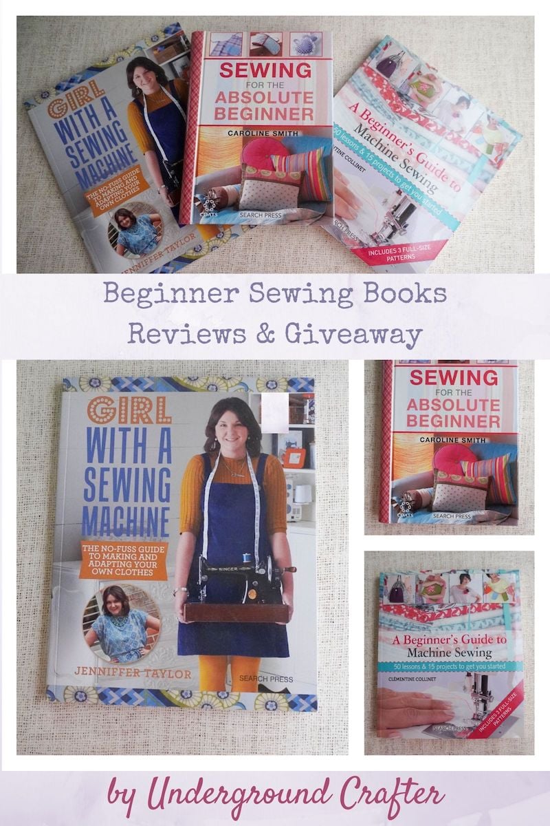 Beginner Sewing Books Review and Giveaway! - Underground Crafter