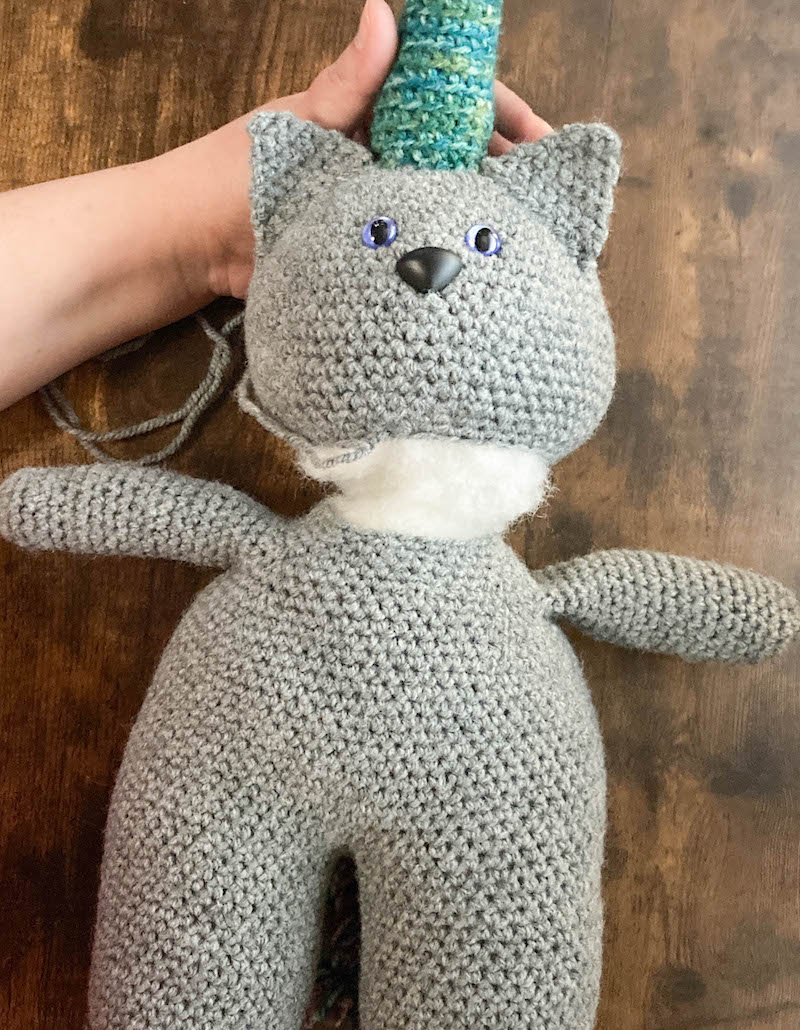 Belinda the Crochet Caticorn - Underground Crafter