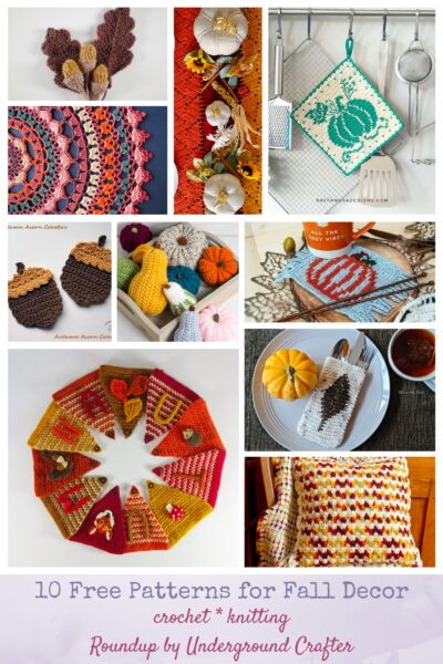 10 Free Patterns for Fall Decor - Underground Crafter