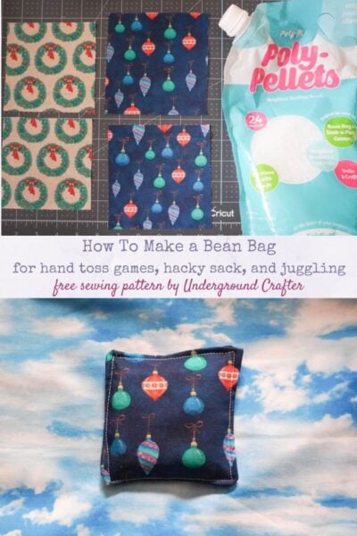 How To Make a Bean Bag - Underground Crafter