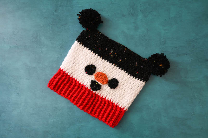 Snowman Sack Hat in 10 Sizes - Underground Crafter