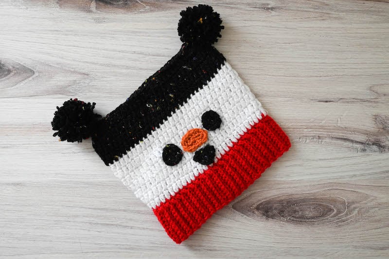 Crochet Penguin Hat Pattern: Penguin Sack Hat in 10 Sizes - Underground ...