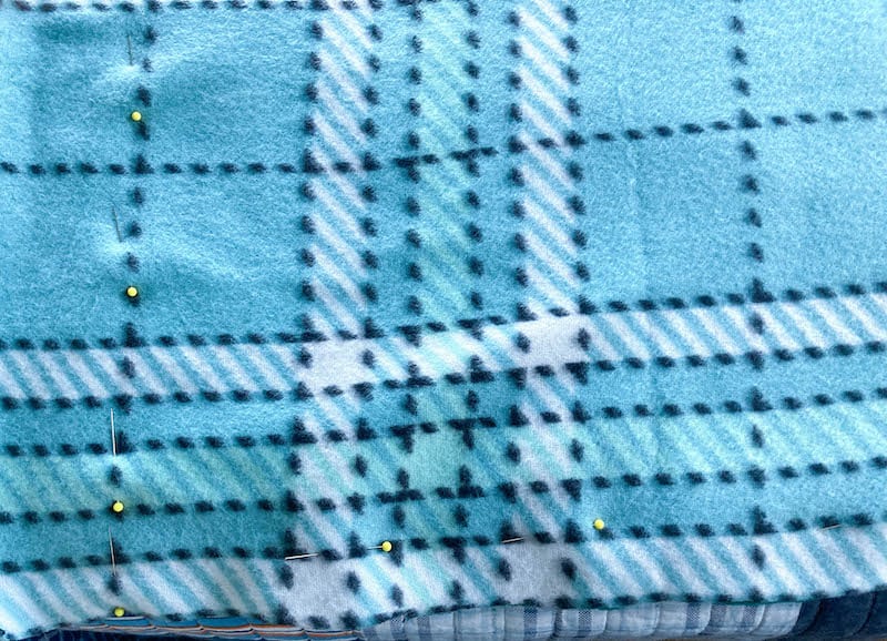 How To Sew a Fleece Blanket - Underground Crafter
