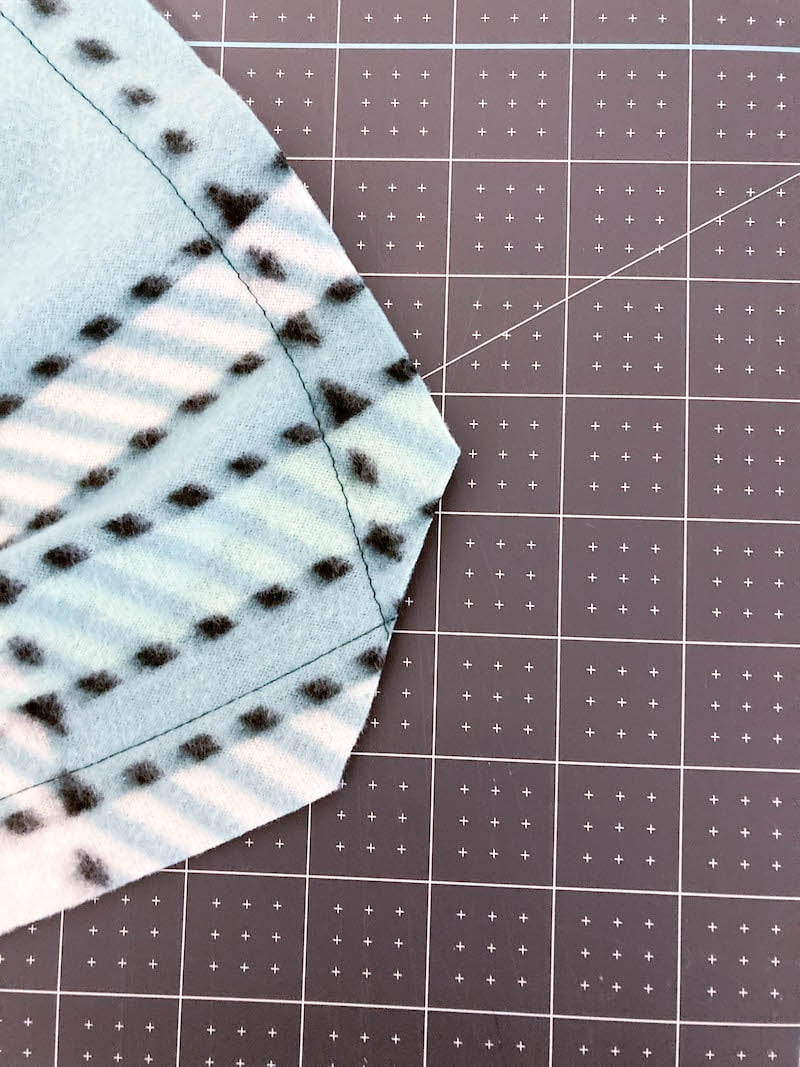 How To Sew a Fleece Blanket - Underground Crafter