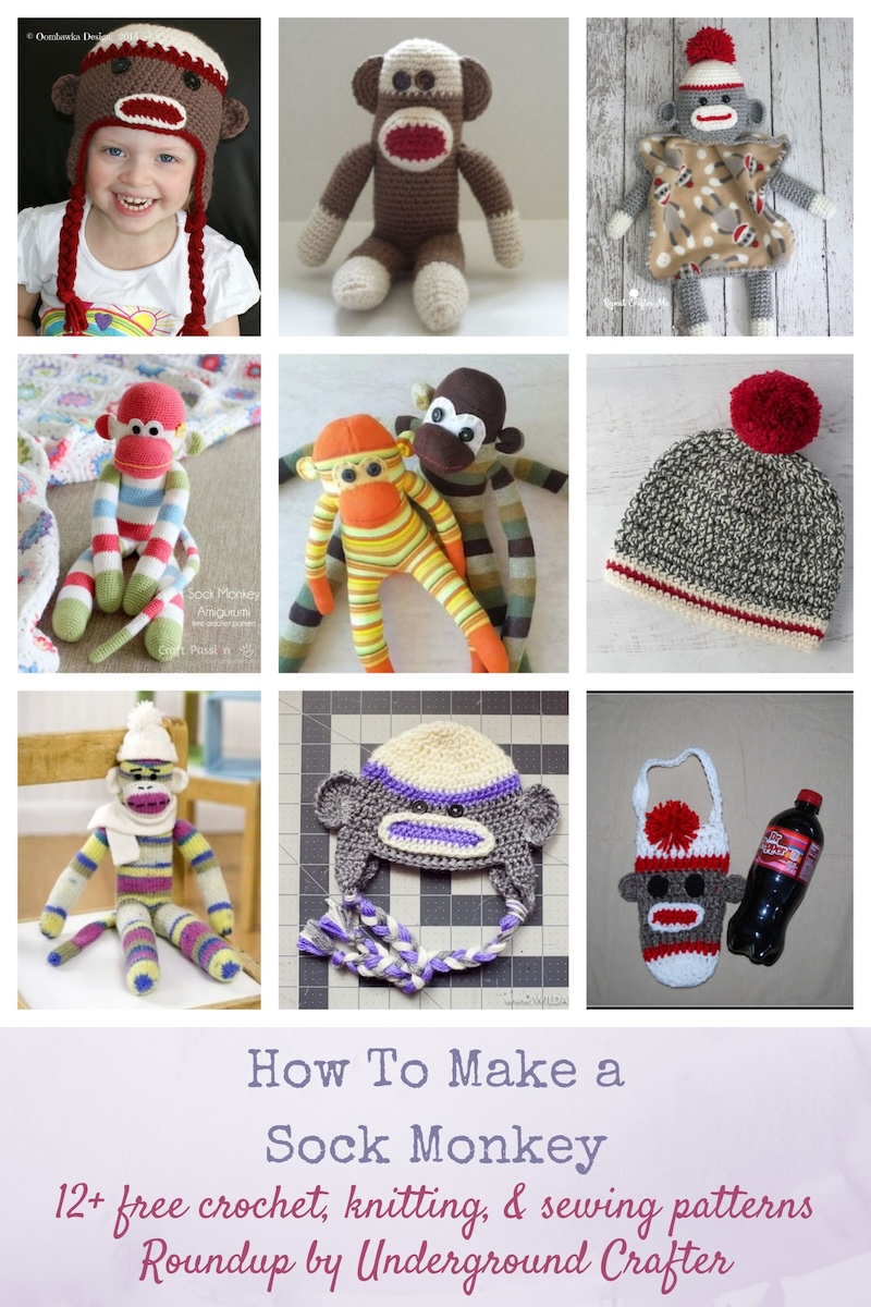 How To Make a Sock Monkey - Underground Crafter