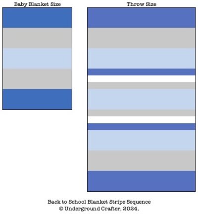 Back to School Chunky Crochet Blanket Pattern - Underground Crafter