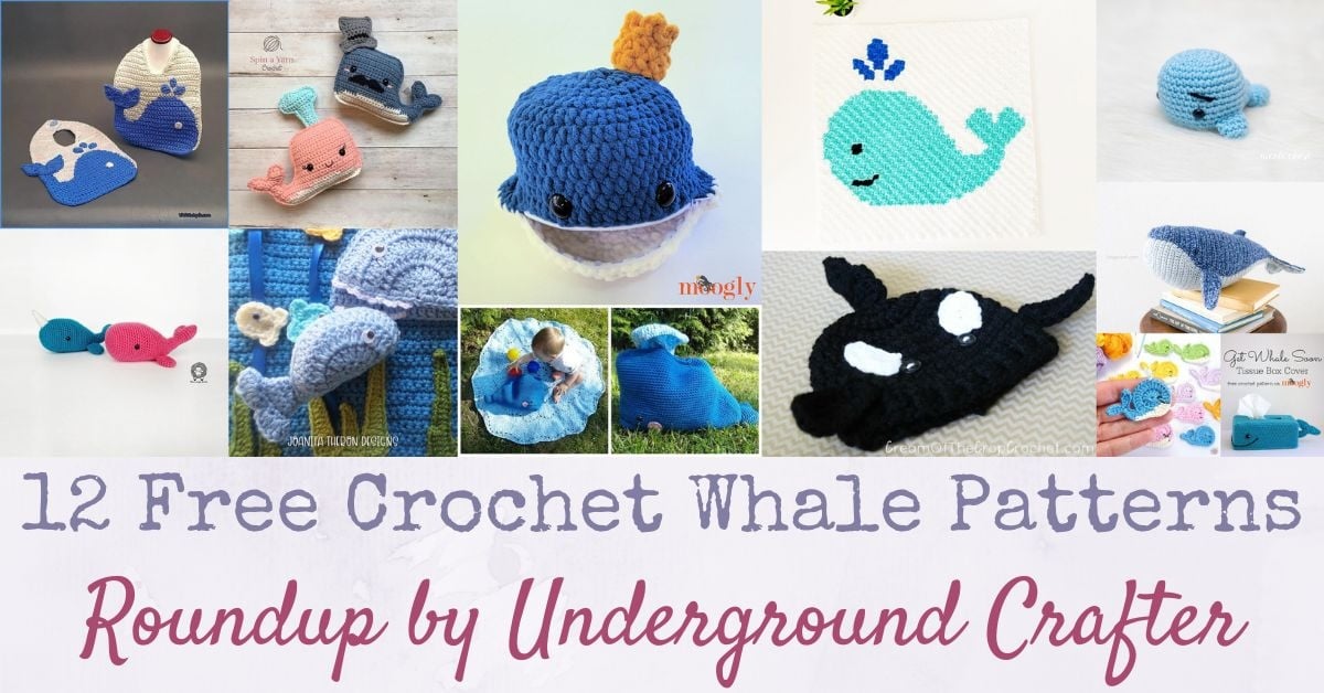 12 Free Crochet Whale Patterns - Underground Crafter