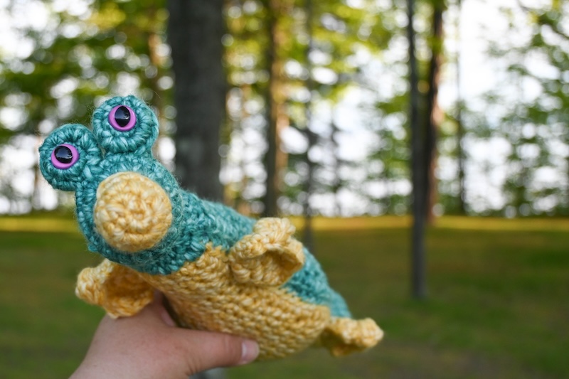 Little Lake Crochet Monster Pattern - Underground Crafter