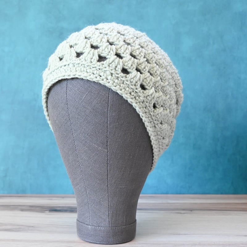 Luisa Top-Down Granny Stitch Hat Pattern - Underground Crafter