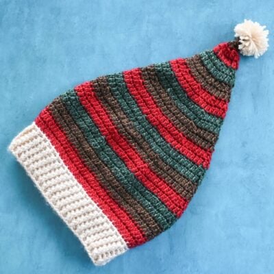Crochet Stocking Hat Pattern: Classic Stocking Cap in 10 Sizes ...